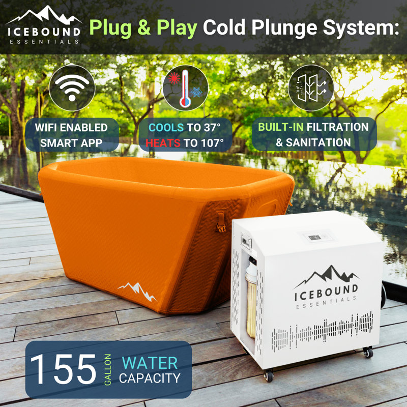 Icebound Essentials The Big Tex Endurance Plunge + 1HP Pro Chiller/Heater - Wayfair Canada